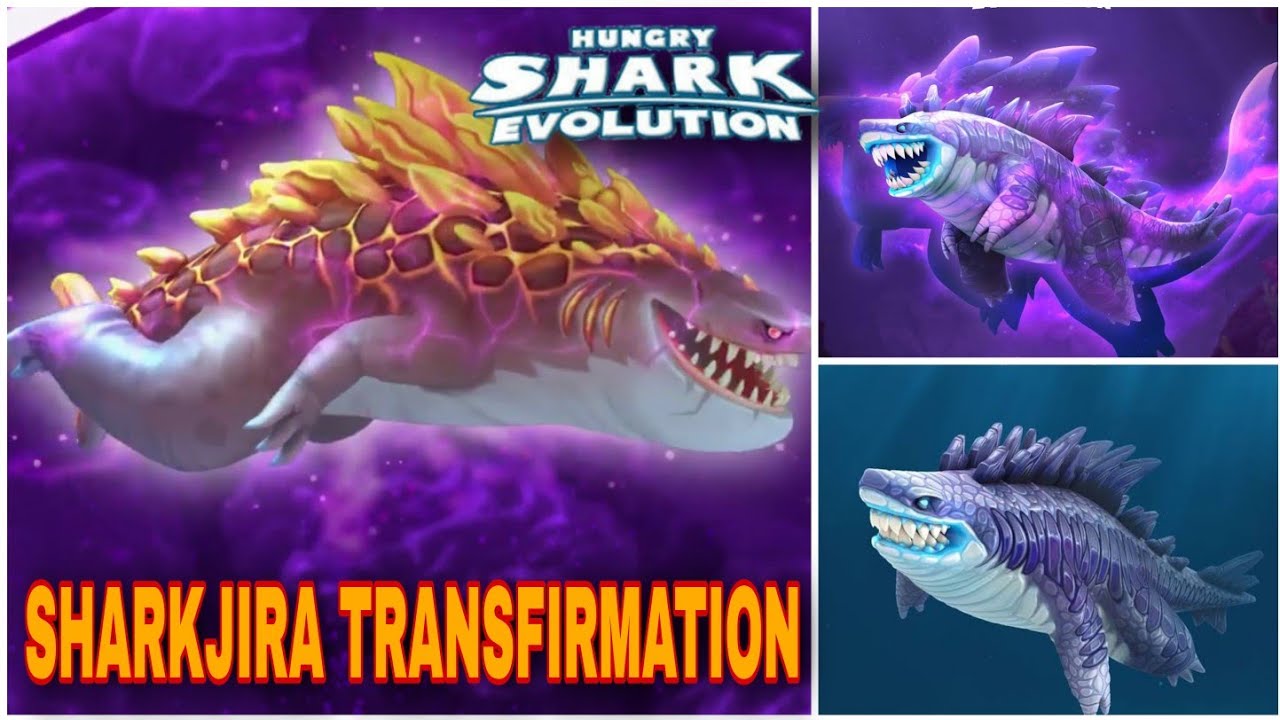 TRANSFORMATION OF MUTANT SHARKJIRA (MAGMAJIRA) - HUNGRY SHARK EVOLUTION ...