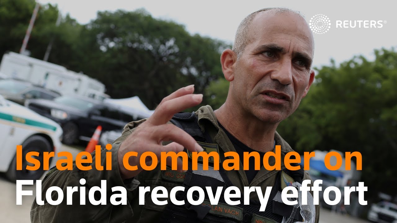 Israeli commander describes Florida condo rescue operation - YouTube