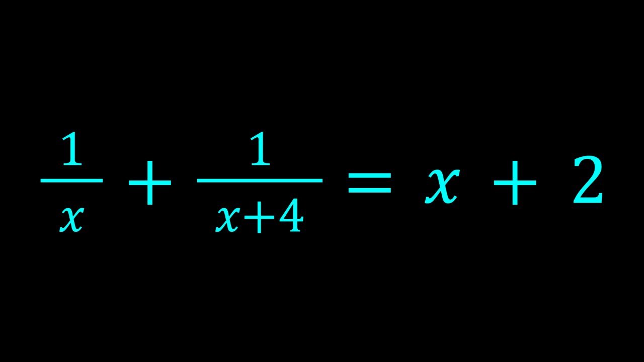 Solving a Rational Equation in Two Ways - YouTube