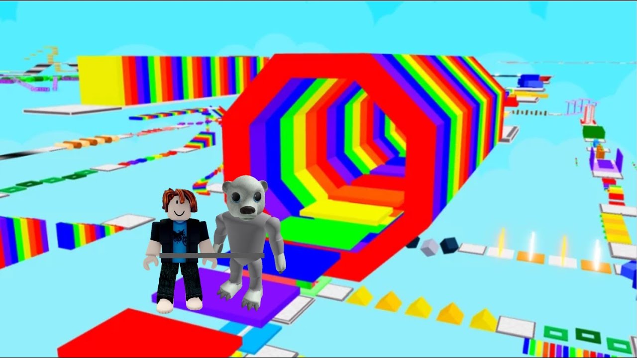 Playing 2 player Obby . - YouTube