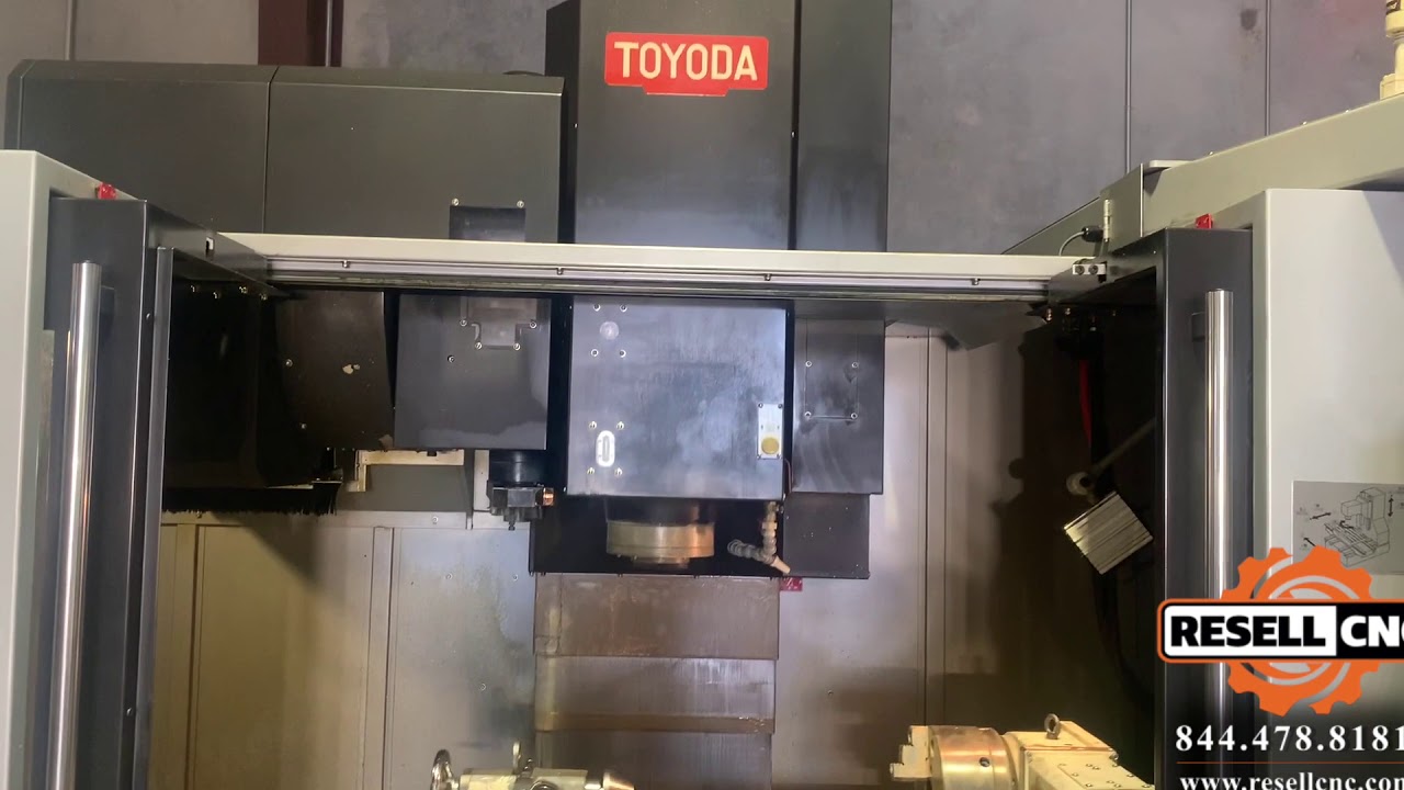 2012 Toyoda FV1165 CNC Vertical Mill - YouTube