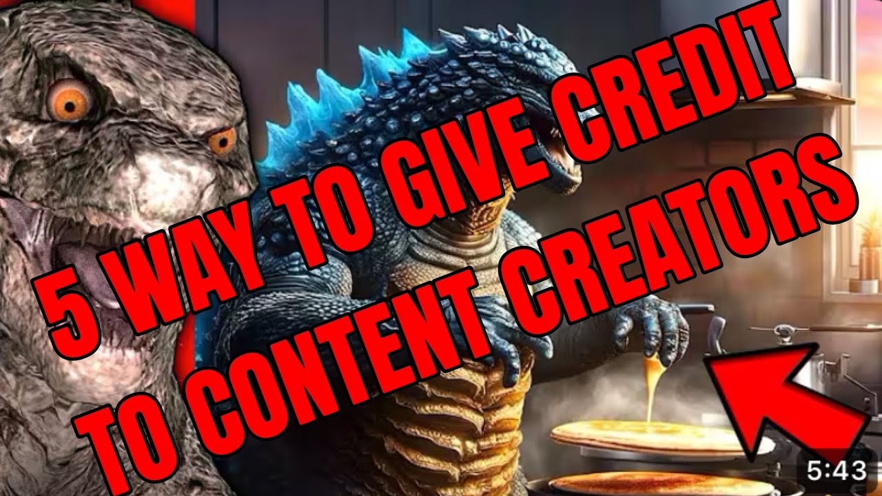 5 ways to give credit to content creators - YouTube