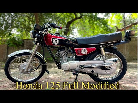 Honda cg125 full restoration |Altaf Bike Modification - YouTube