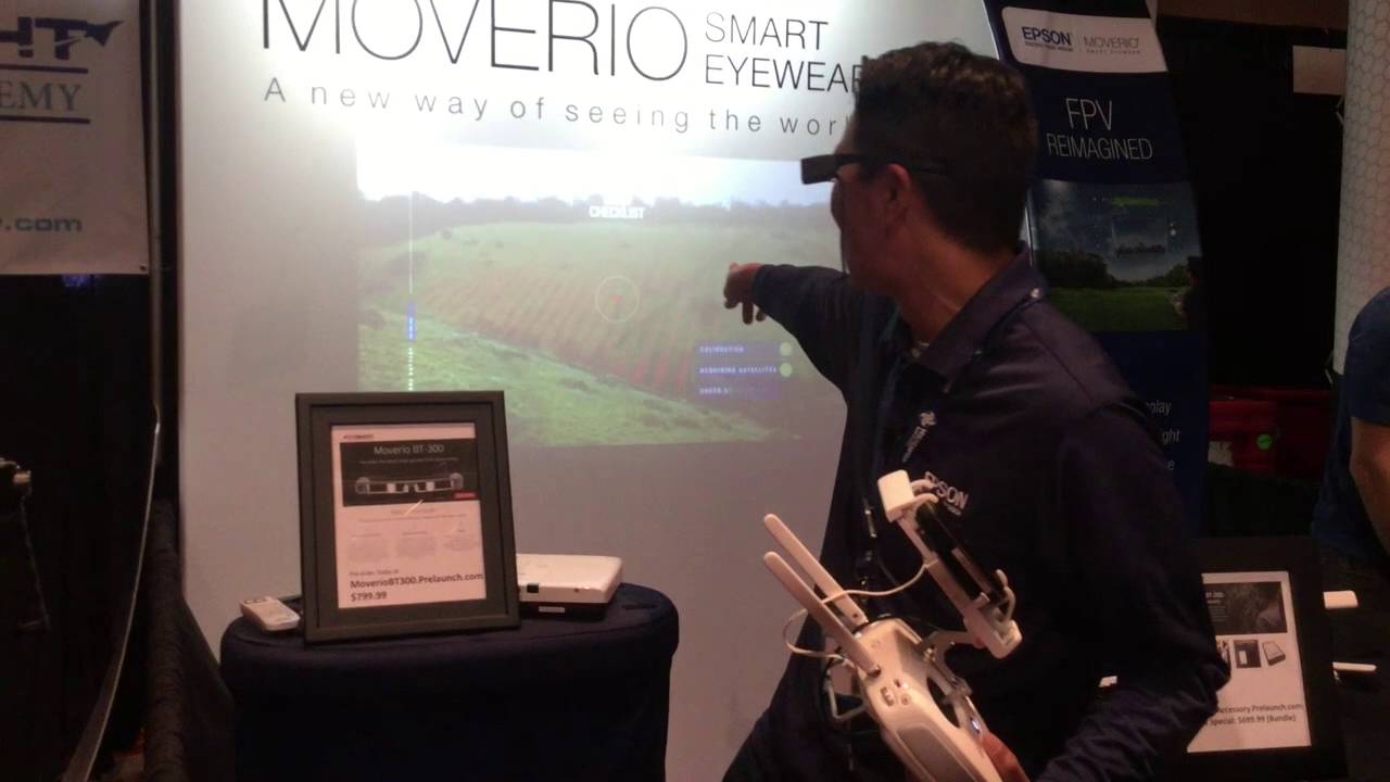 Epson America Inc's Exhibits Moverio AR Glasses at InterDrone 2016 ...