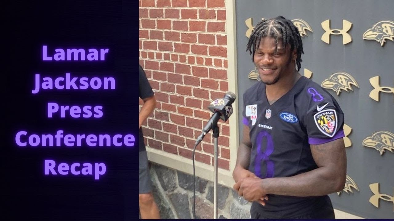 We Need To Talk About Lamar Jackson's Press Conference - YouTube