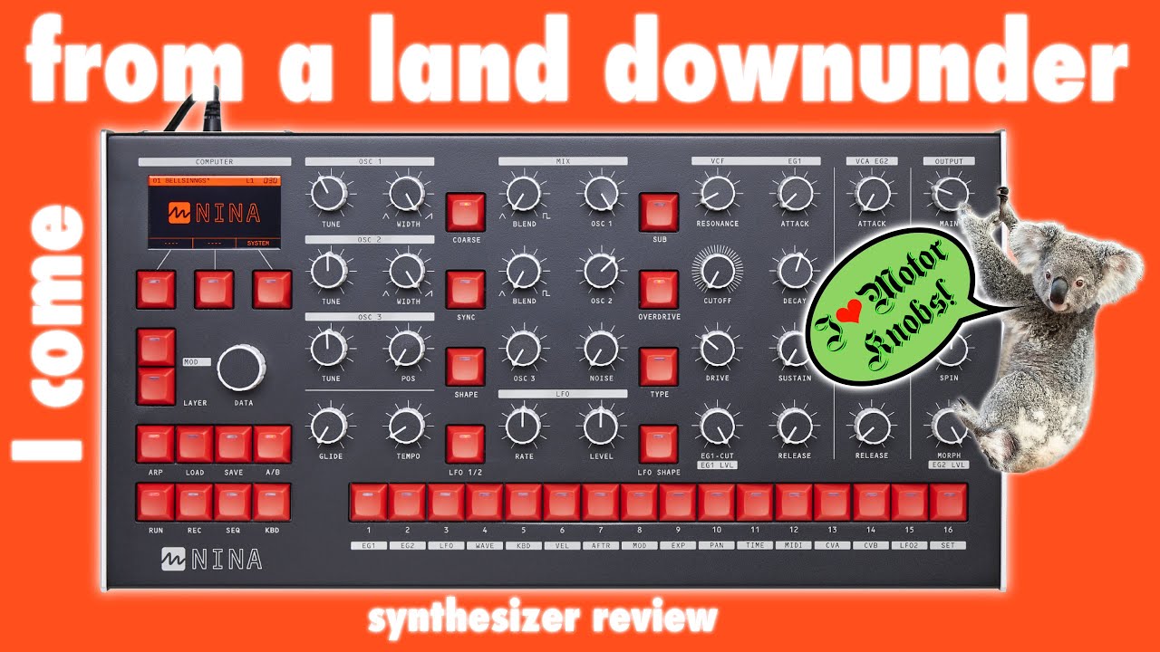 Melbourne Instruments NINA: The best Synthesizer ever? REVIEW - YouTube