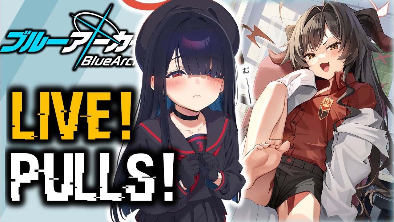MOB CHAN, ICHIKA, KASUMI, AKO & IORI PULLS! (Blue Archive) | Livestream ...