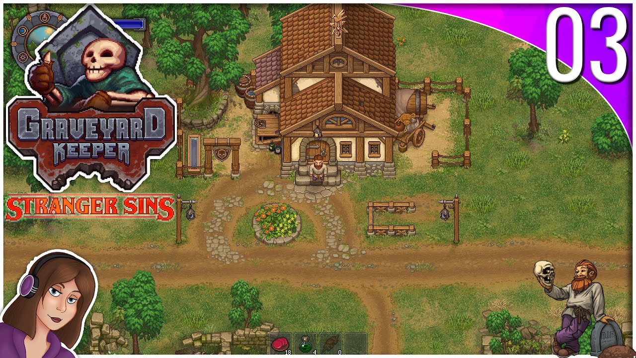 Tavern Keeper Greeter | EP03 | Graveyard Keeper Stranger Sins DLC - YouTube
