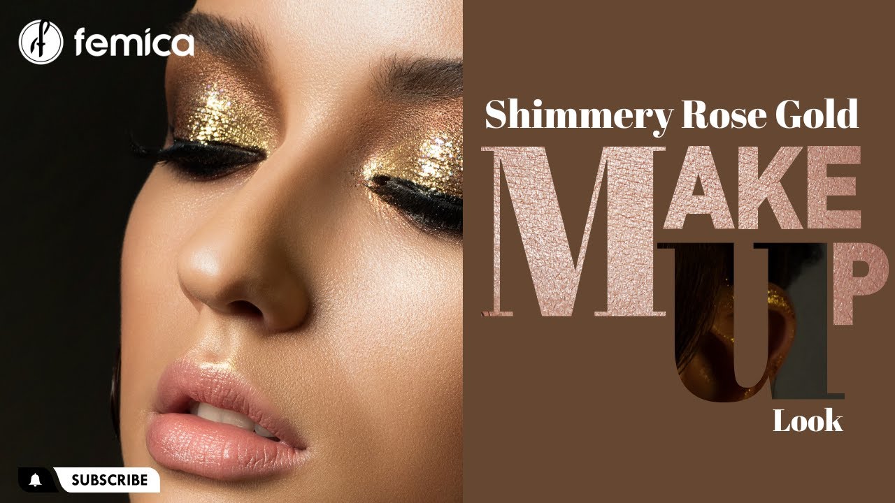 The Perfect Gold Rose Makeup Look You Need To Try | Step By Step Makeup ...