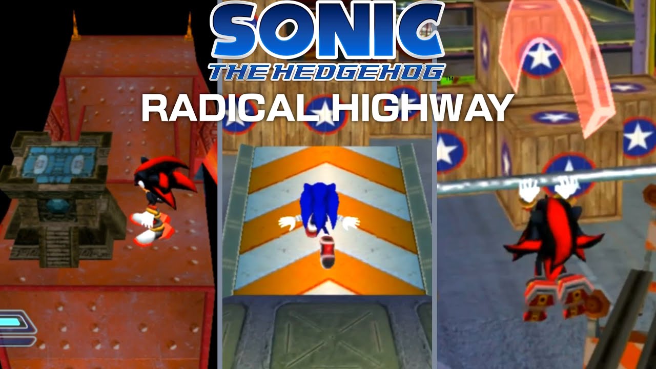 Sonic 06: Radical Highway (SA2 Shadow + Sonic) - YouTube