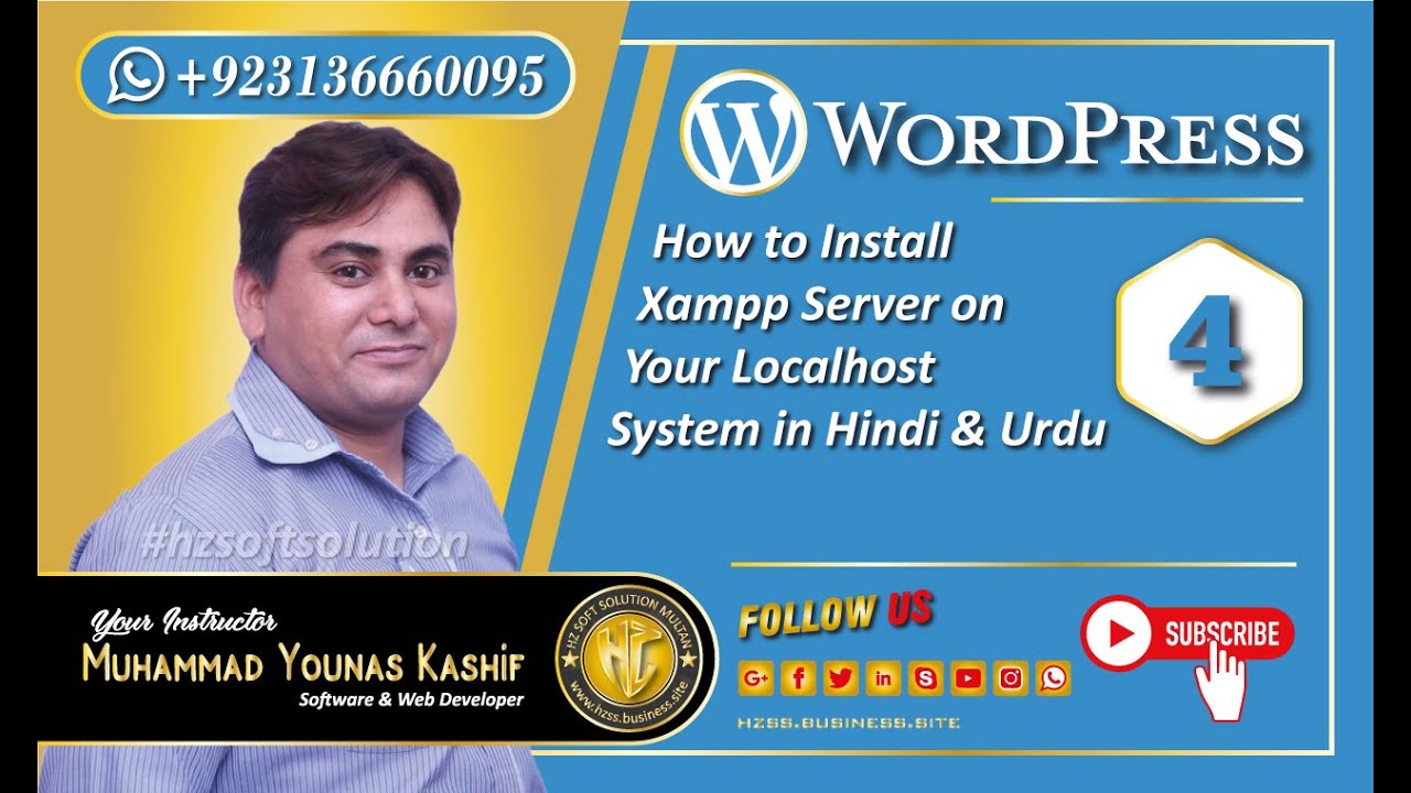 How to Install Xampp Server on Localhost in Hindi & Urdu - YouTube