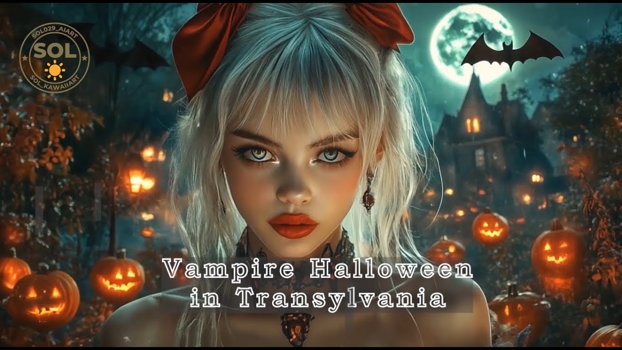 Beautiful Vampire Halloween in Transylvania - AI film - YouTube