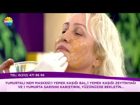 Yumurtalı nem maskesi