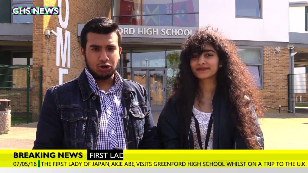 Final GHS News First Lady Visits GHS - YouTube