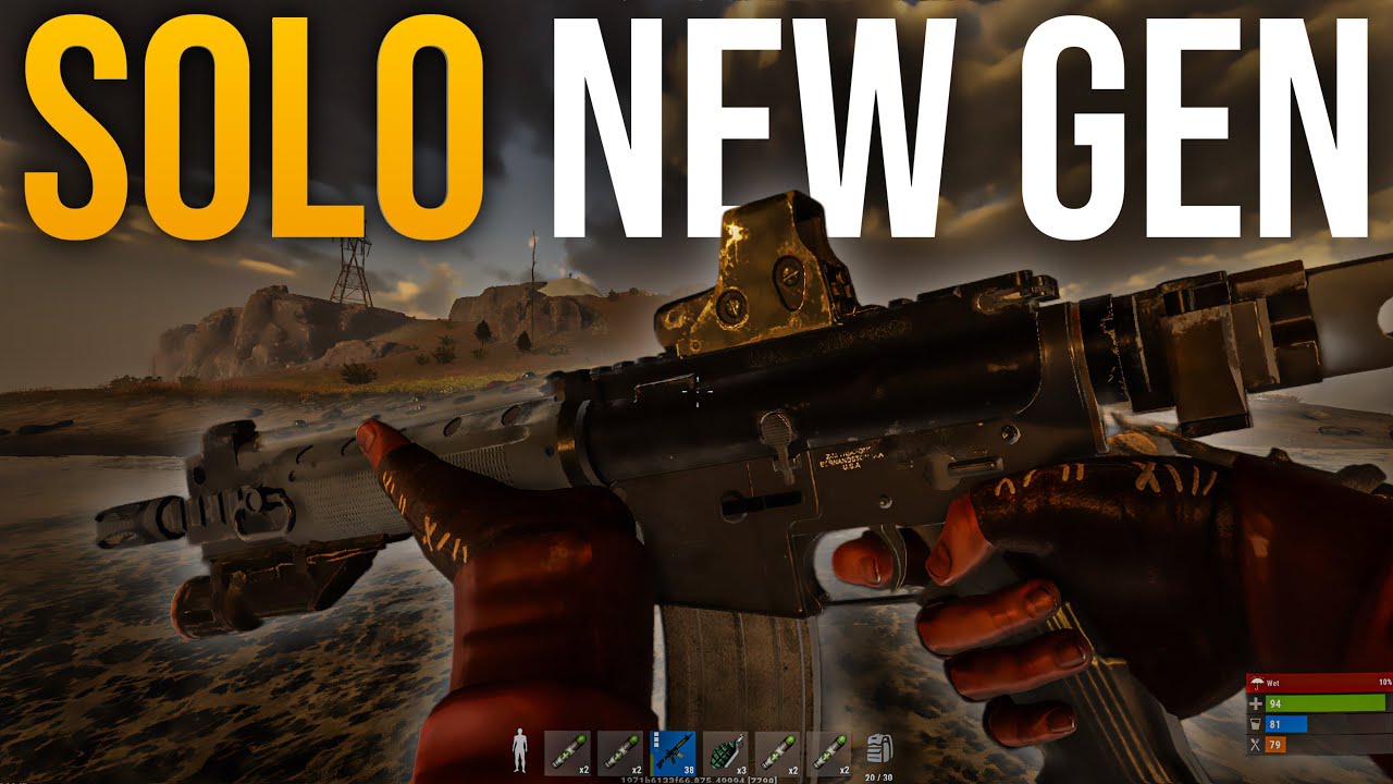 How a SOLO Survives on New Gen - Rust Console (Movie) - YouTube