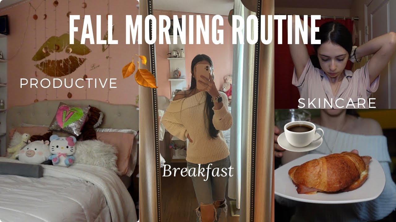 Fall Morning Routine πβοΈ Productive Aesthetic Realistic Youtube
