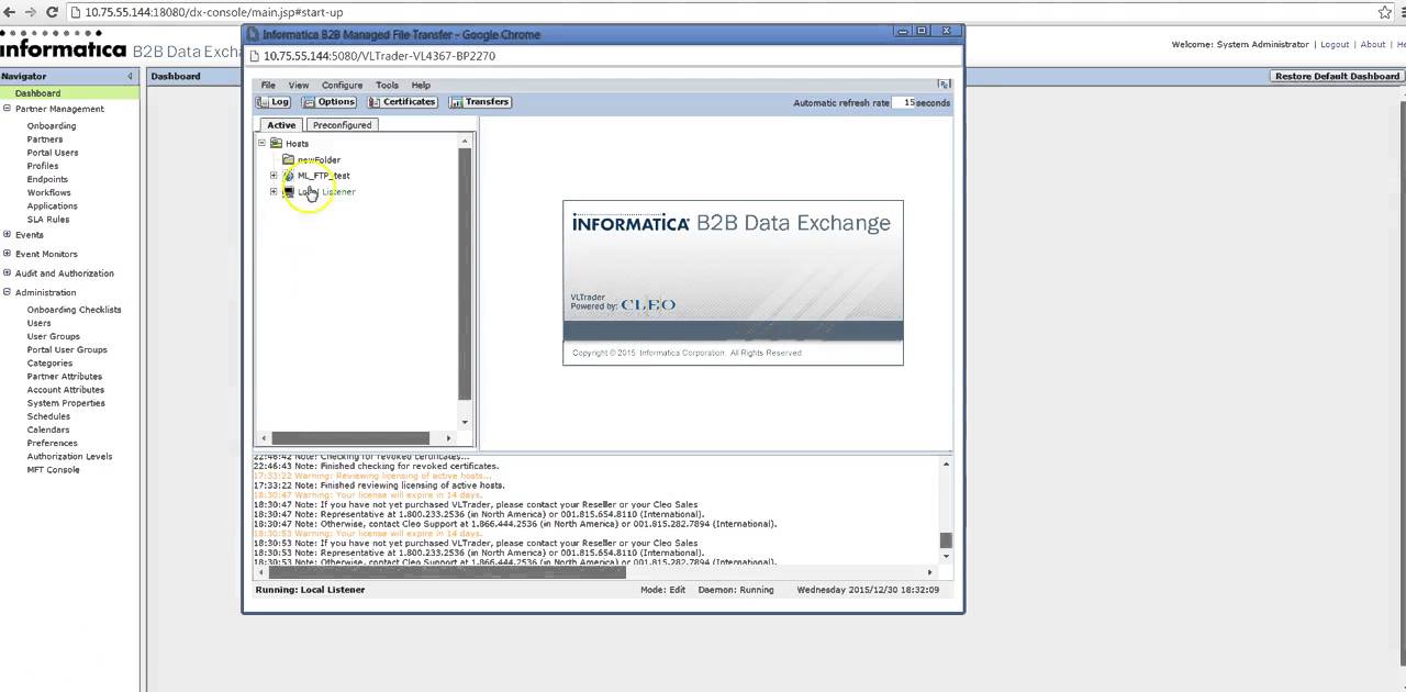 How to register B2B Data Exchange MFT (VLTrader) License - YouTube