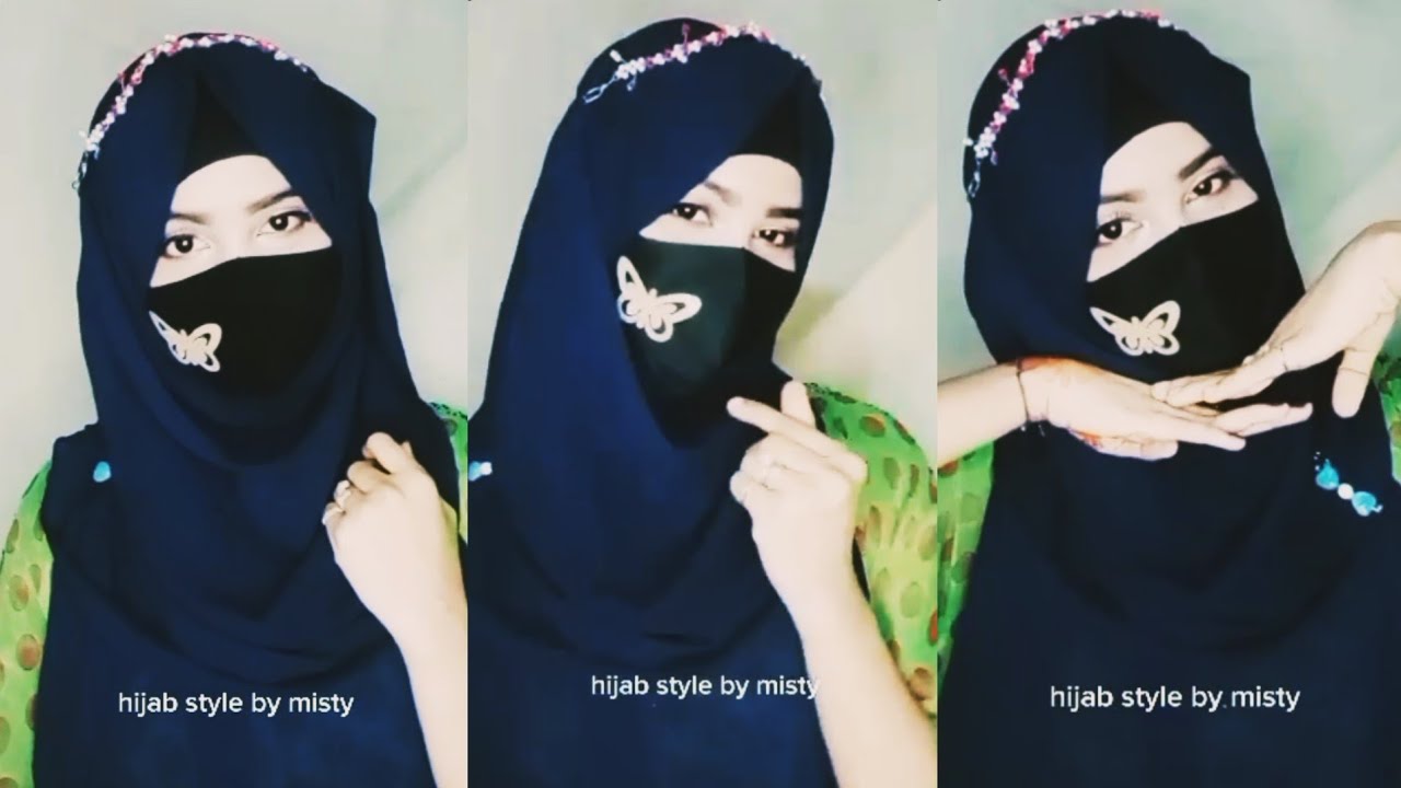 Simple hijab tutorial with hijab bun// Normal hijab tutorial 🥰💖 ...