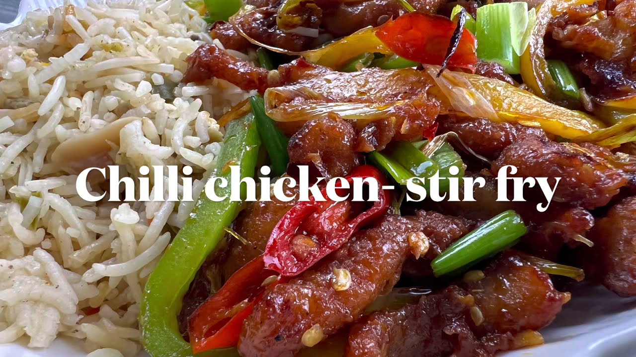 Chilli Chicken-Stir fry| Restaurant style Chinese Recipe | Fast & Easy ...