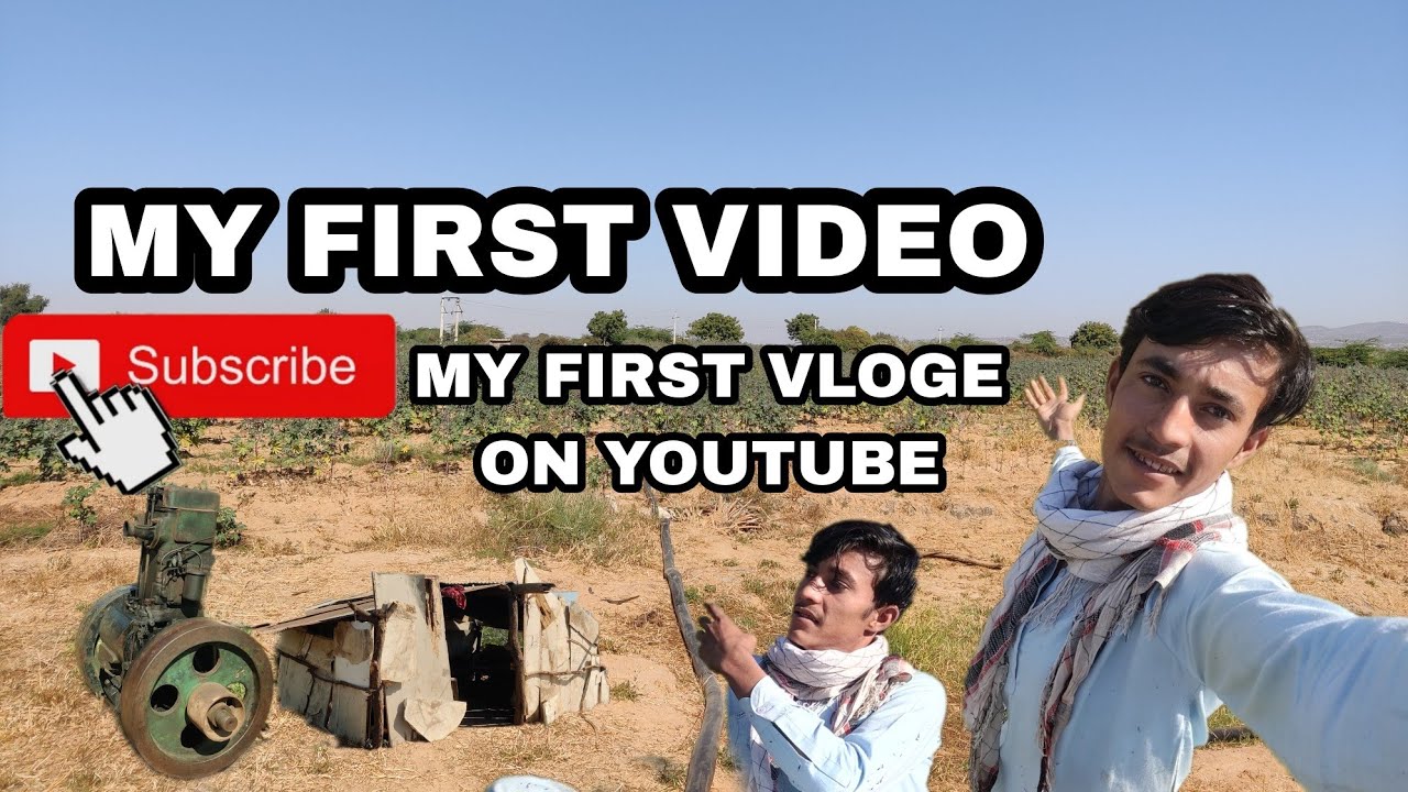 MY FIRST VLOGE_MY FIRST VIDEO ON YOUTUBE - YouTube