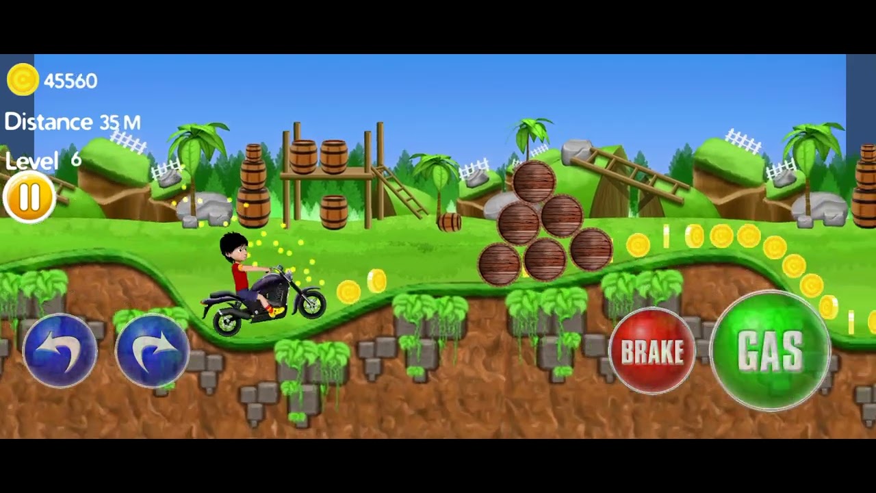 Shiva cycle game || Shiva crossing the bridge || Shiva cartoon game ...