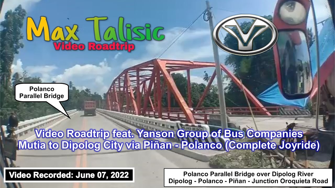 Video Roadtrip ft. YGBC - Mutia to Dipolog City via Piñan - Polanco ...