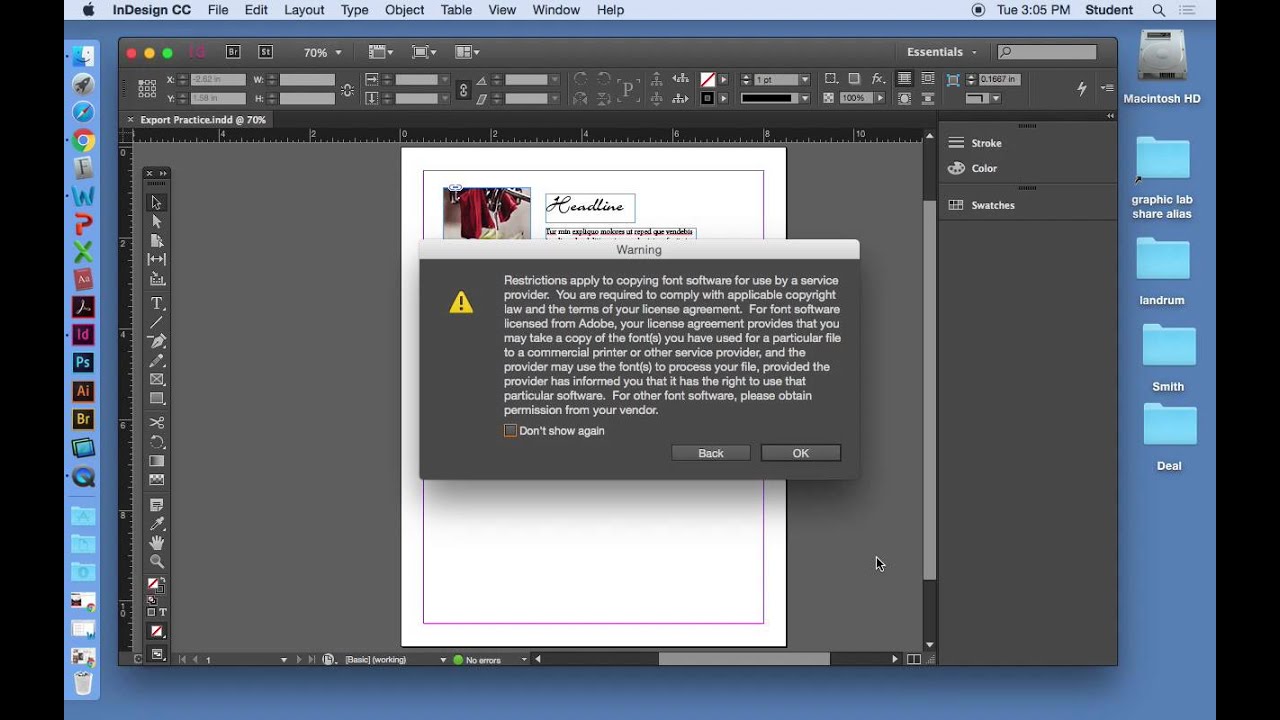 Packaging Files in InDesign - YouTube