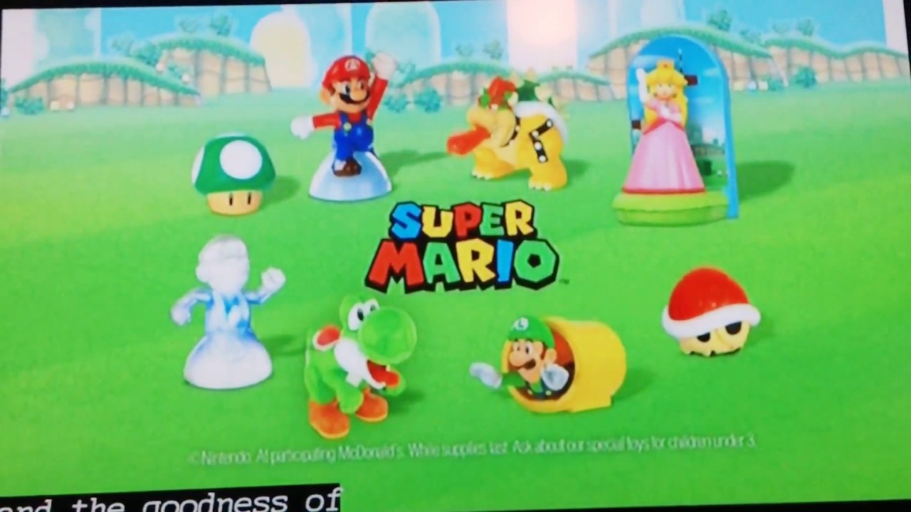 Super McDonald's bros! Mario happy meal commercial - YouTube