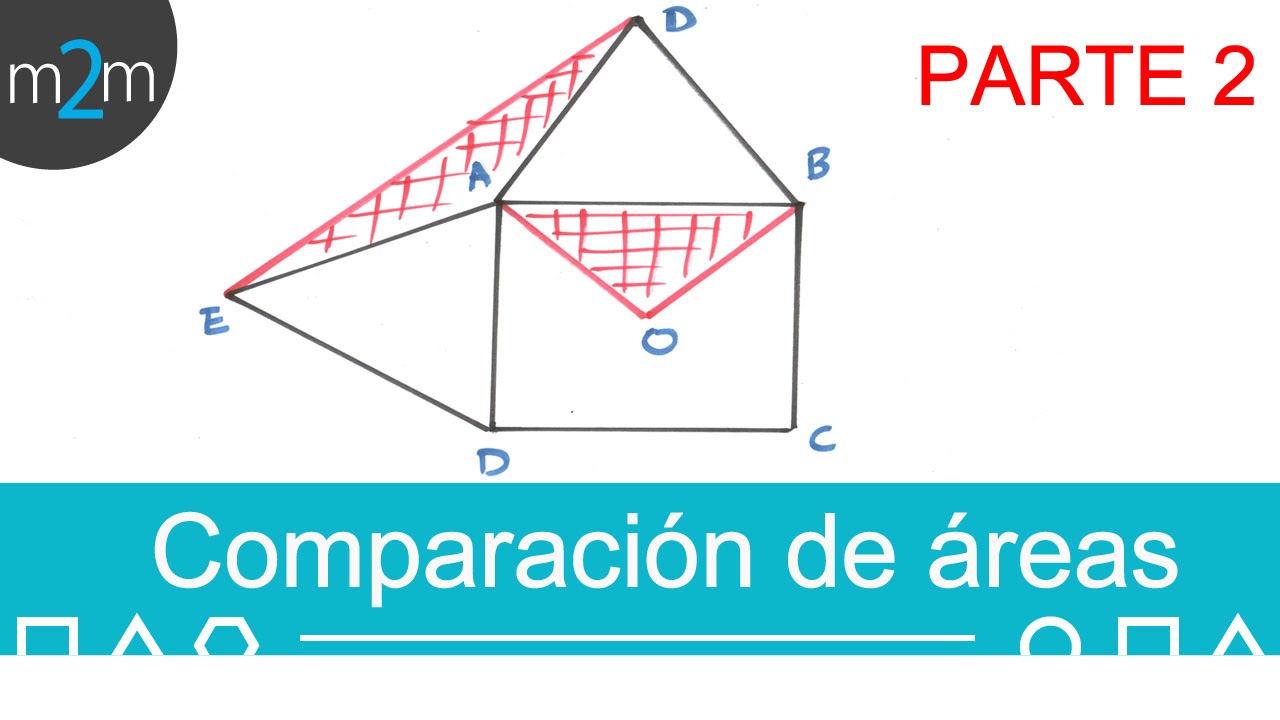 Comparar áreas SIN fórmulas │ejercicio 1 - YouTube