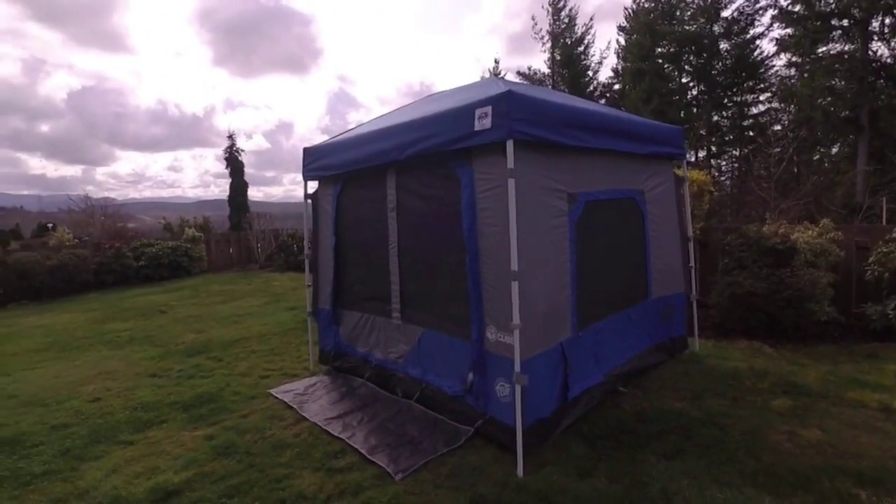 E-Z Up Camping Cube and Disc-O-Bed XL - YouTube