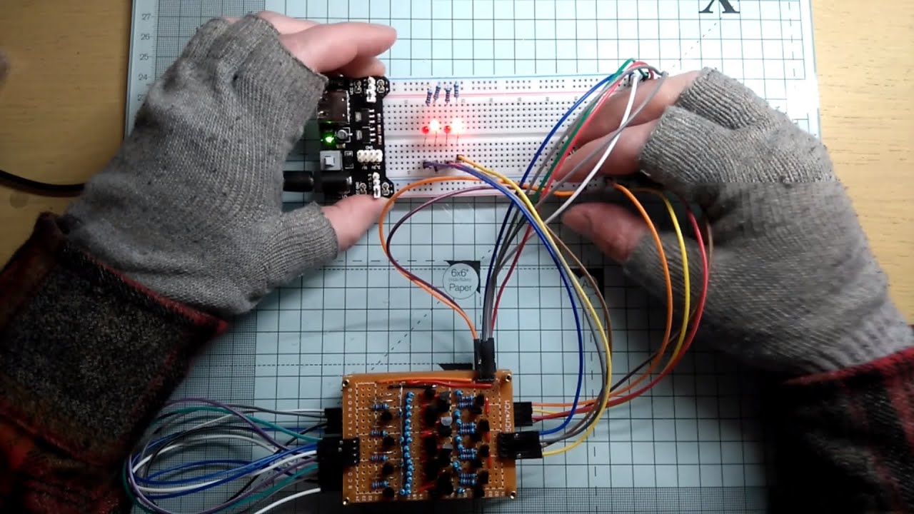 Discrete 8-Bit Computer #10 - Tri-State Buffers + Memory - YouTube