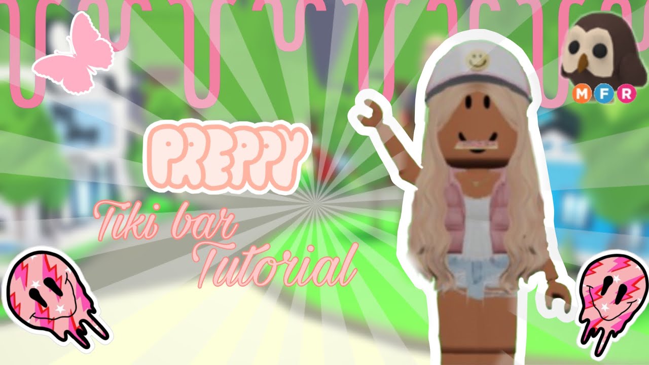How to build a tiki bar full tutorial #fypシ゚viral #roblox #adoptme # ...