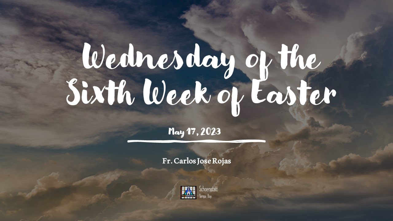 Homily - Wednesday of the Sixth Week of Easter - Fr. Carlos Rojas 5/17 ...