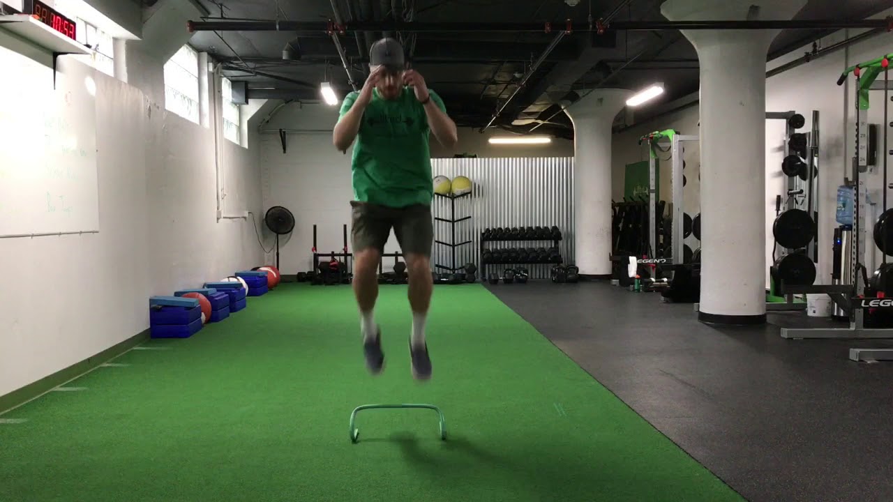 FORWARD BACKWARD HURDLE HOPS - YouTube