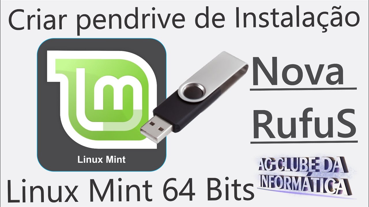 Nova Rufus 3.11 Como Criar pendrive bootável do Linux Mint 20 Ulyana ...