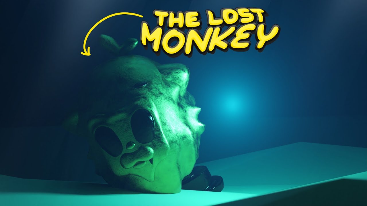 A Long Lost Golden Monkey Head In Blender 3D - Based On A Made Up Story ...