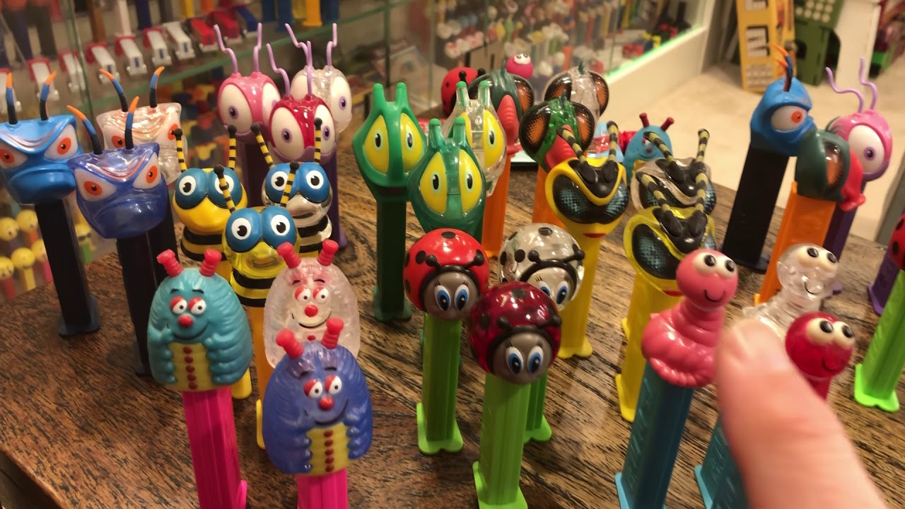 Pez Bugs or Bugz? All the hard ones to find! Licensed Characters - YouTube