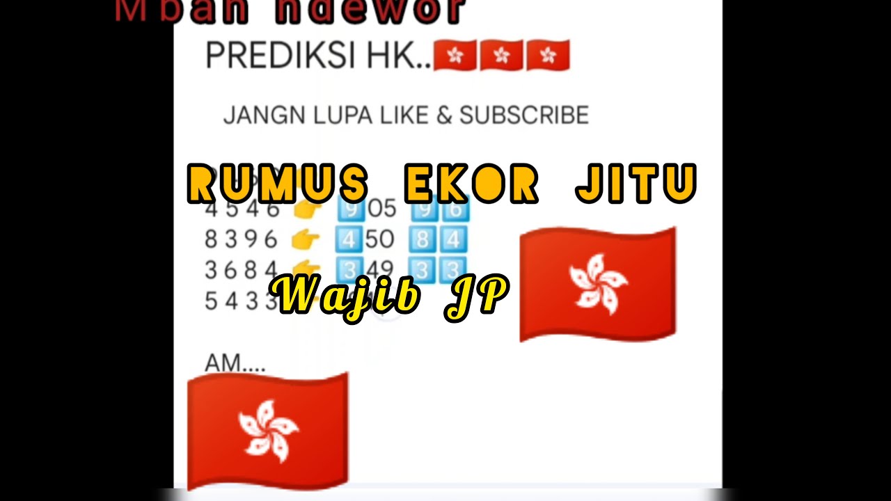 RUMUS EKOR JITU#LIVE DRAW HK# JP - YouTube