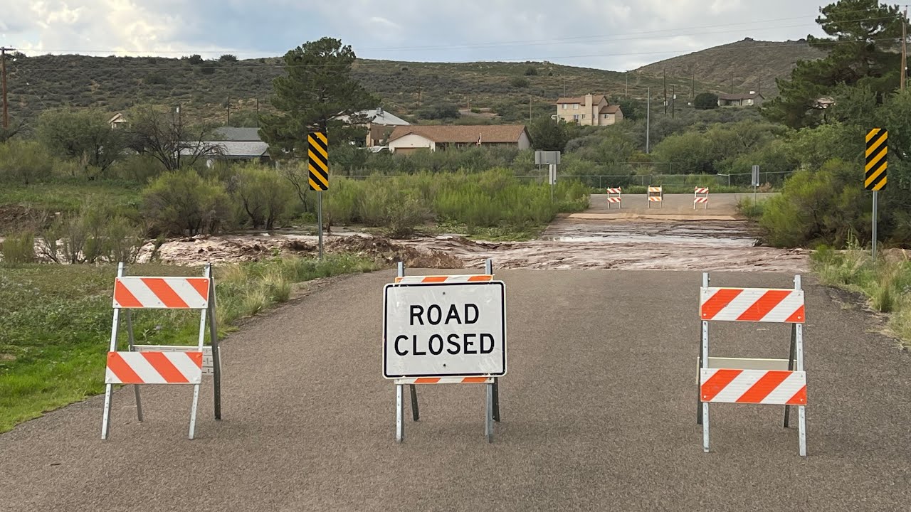INSANE Flash Flood FRONT WALL INTERCEPT! - Major DEBRIS FLOW - 4 FOOT Water Rise - Big Bug Creek ...