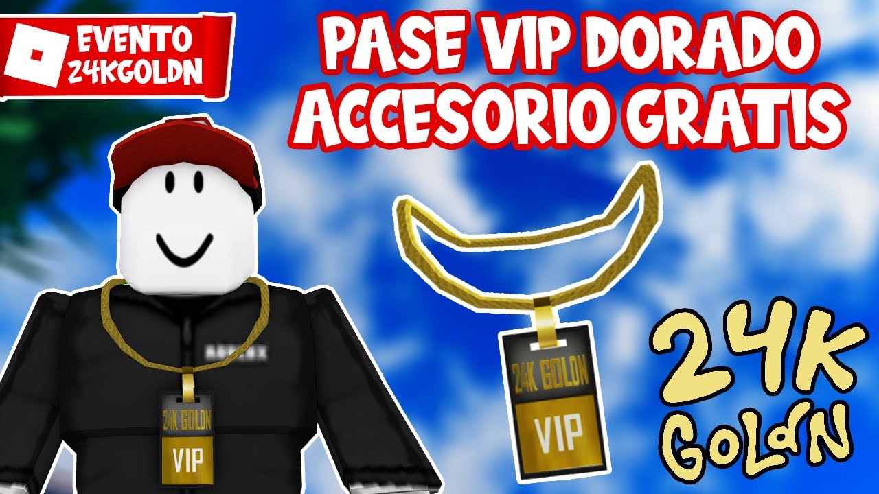 CONSIGUE el PASE VIP de 24KGOLDN *GRATIS* en ROBLOX | EVENTO CONCIERTO ...