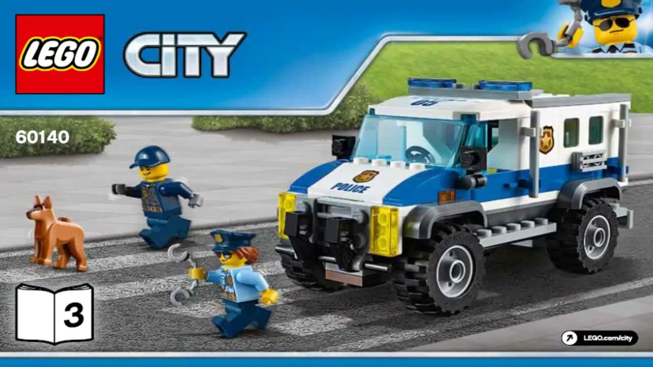 LEGO City Police BULLDOZER BREAK-IN 60140 #3 - YouTube