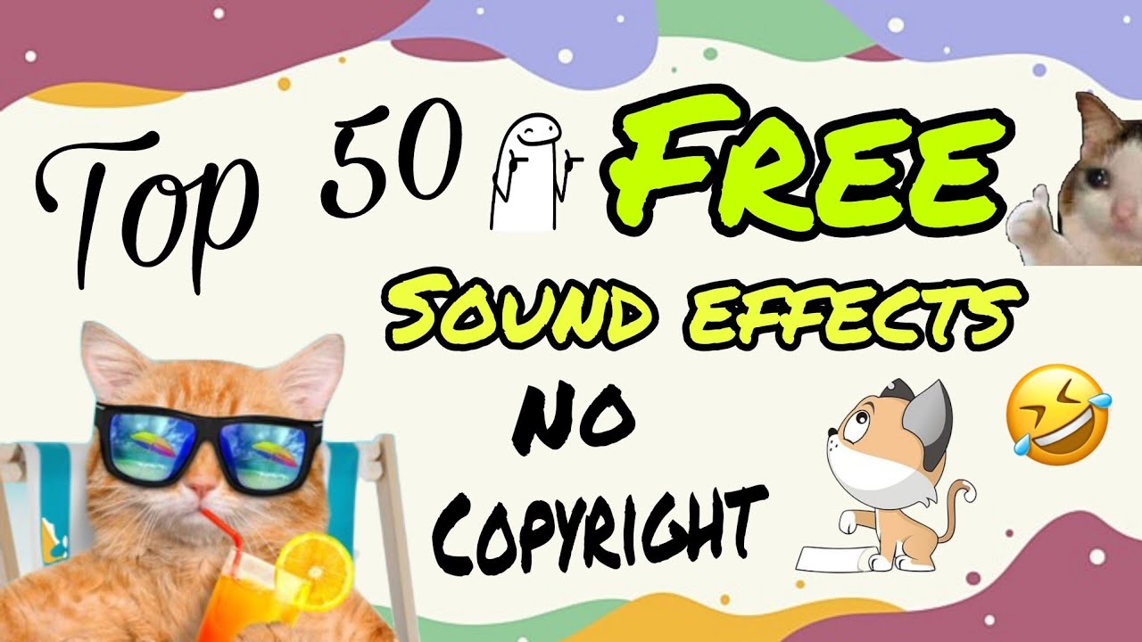 Top 50 FREE Funny Sound Effects No Copyright used by popular youtubers ...