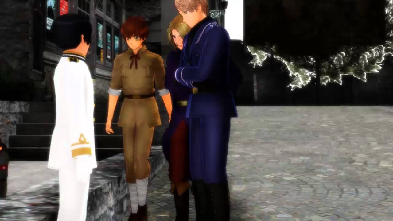 Kobato scene - England saves Japan (MMD + APH) - YouTube