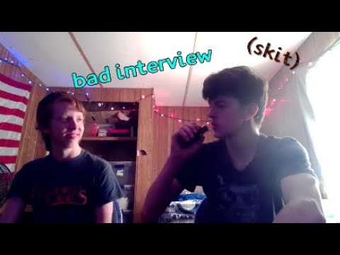 Bad interview (Skit) - YouTube