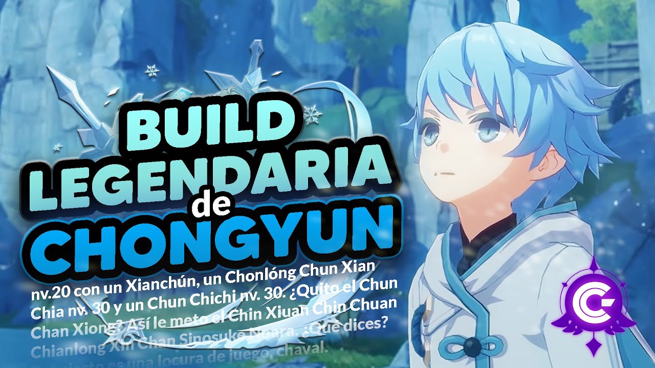 BUILD LEGENDARIA de CHONGYUN // Support + DPS - Genshin Impact - YouTube