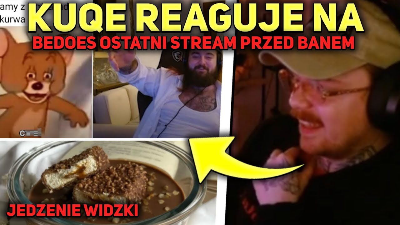 KUQE 2115 REAGUJE NA OSTATNI STREAM BEDOESA, OCENIA JEDZENIE WIDZKI ...