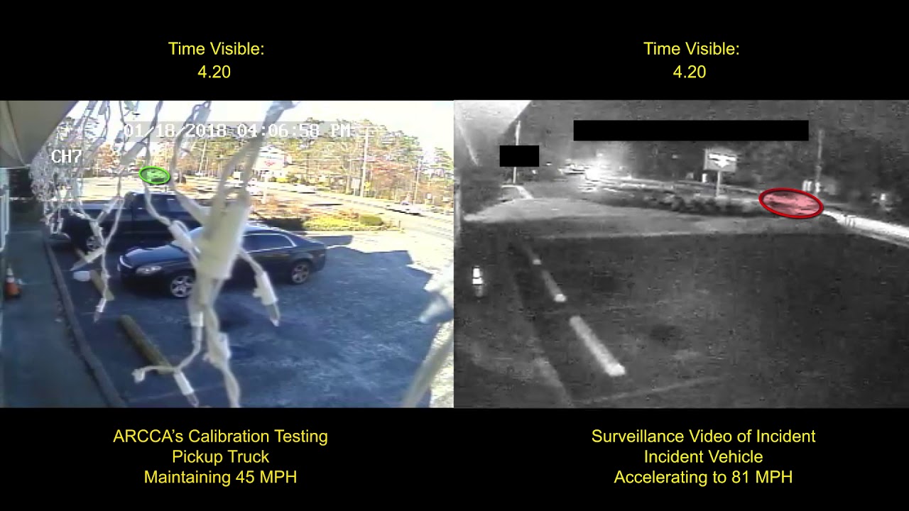 Surveillance Comparison | Accident Reconstruction Experts | ARCCA - YouTube