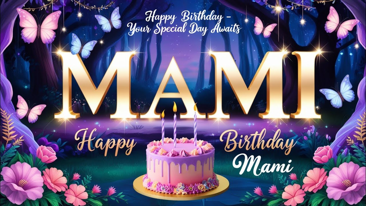 Happy Birthday Mami 🎂🎁 | Mami Name Birthday Song 🎉 | HBD Song Mami ...