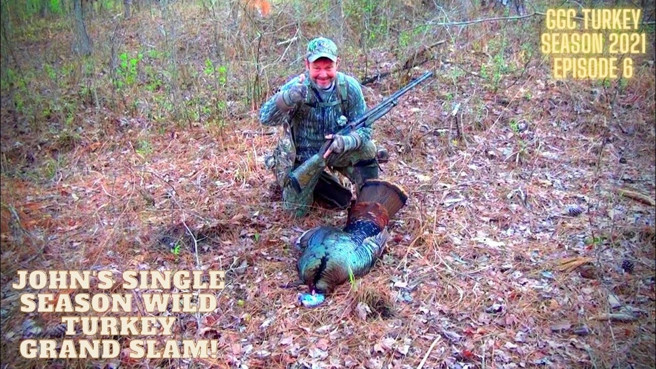 John's Single Season Wild Turkey Grand Slam! - YouTube