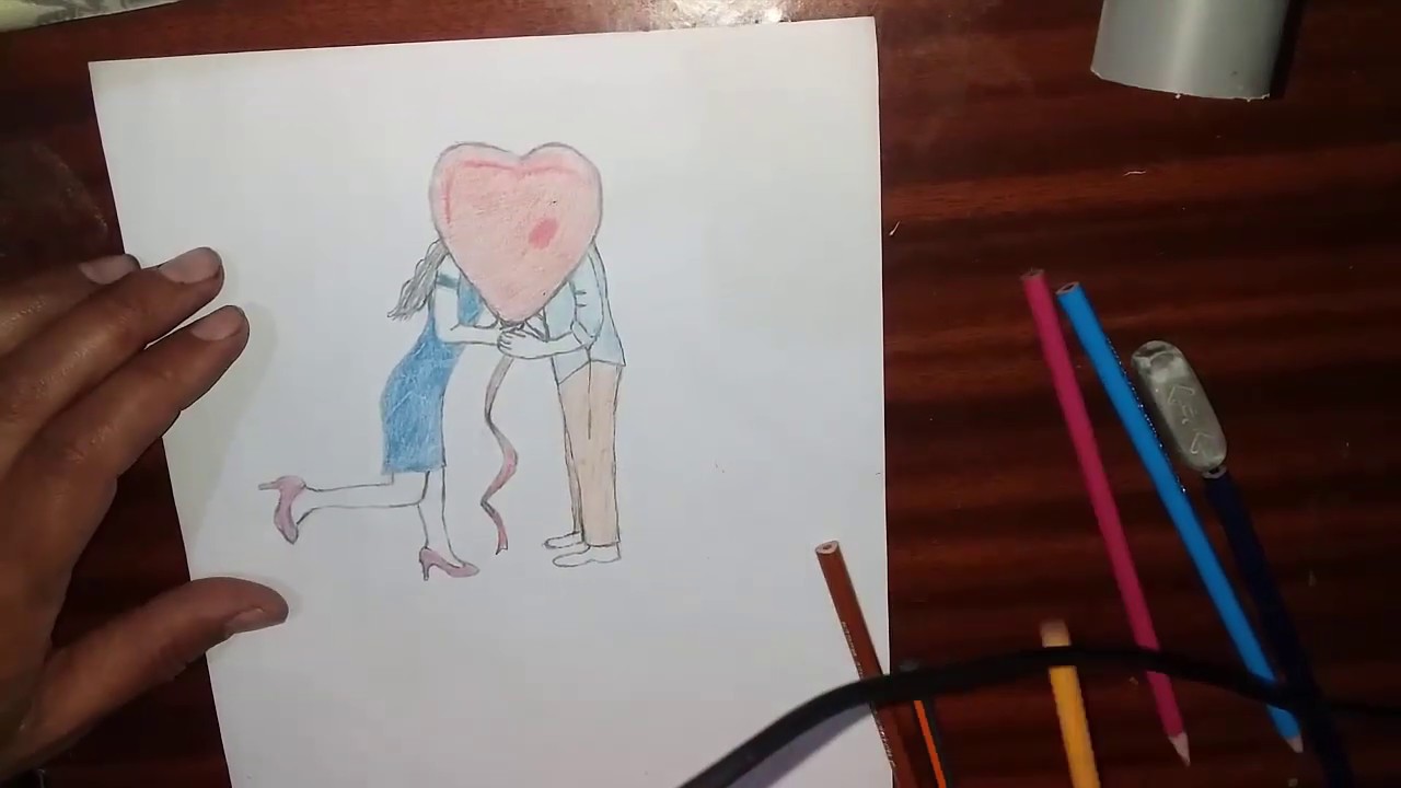 Wonderful drawing express love on the occasion of Valentine's Day | St ...